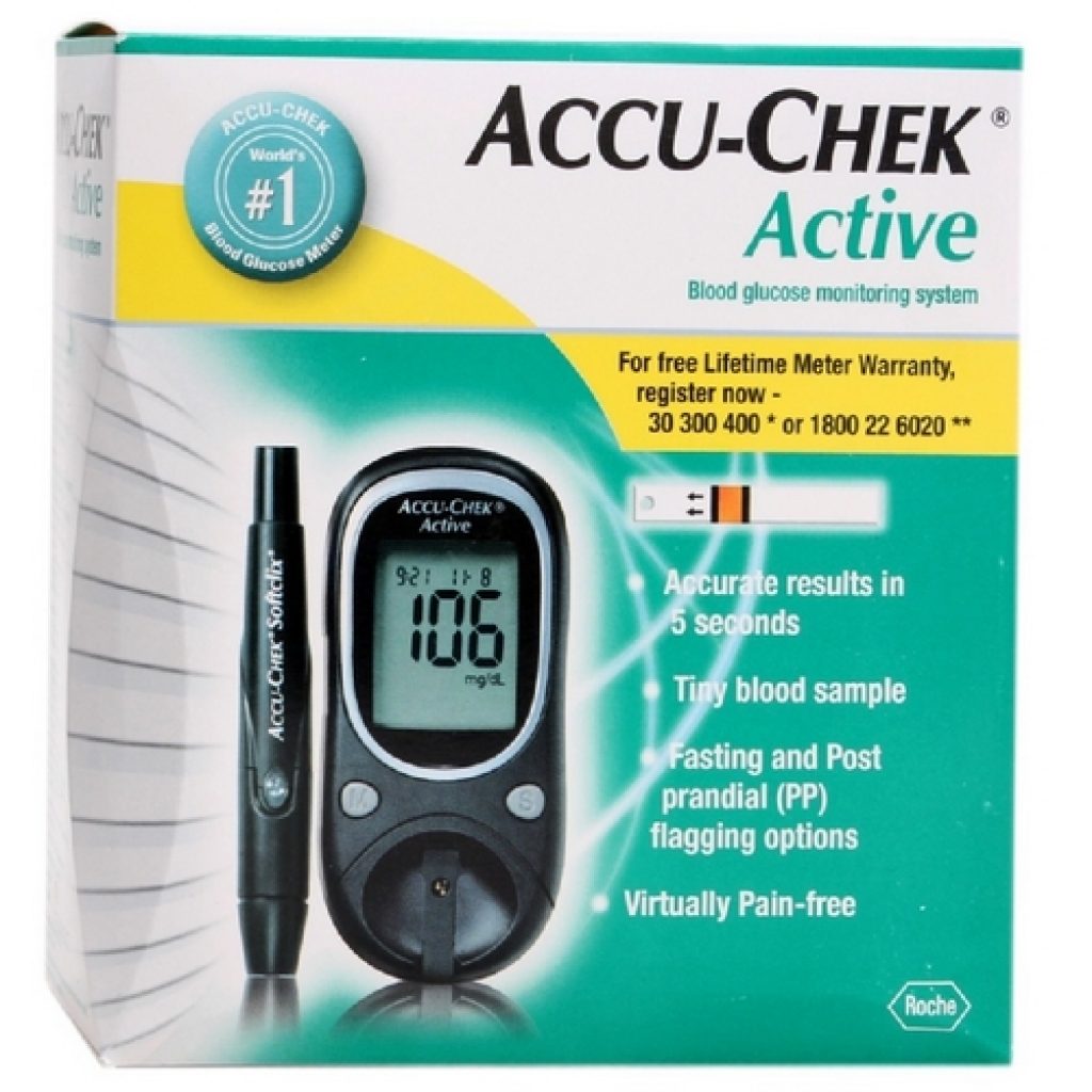 Compare & Buy Accu-Chek Active Kit with 25 Strips Online In India At ...