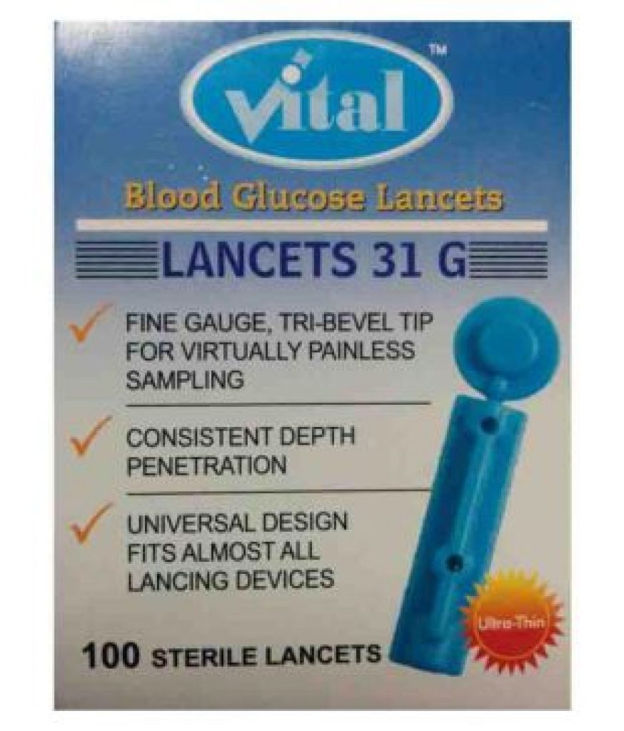 Compare & Buy Vital Lancet Round (100 Pc Pack) Online In India At Best ...