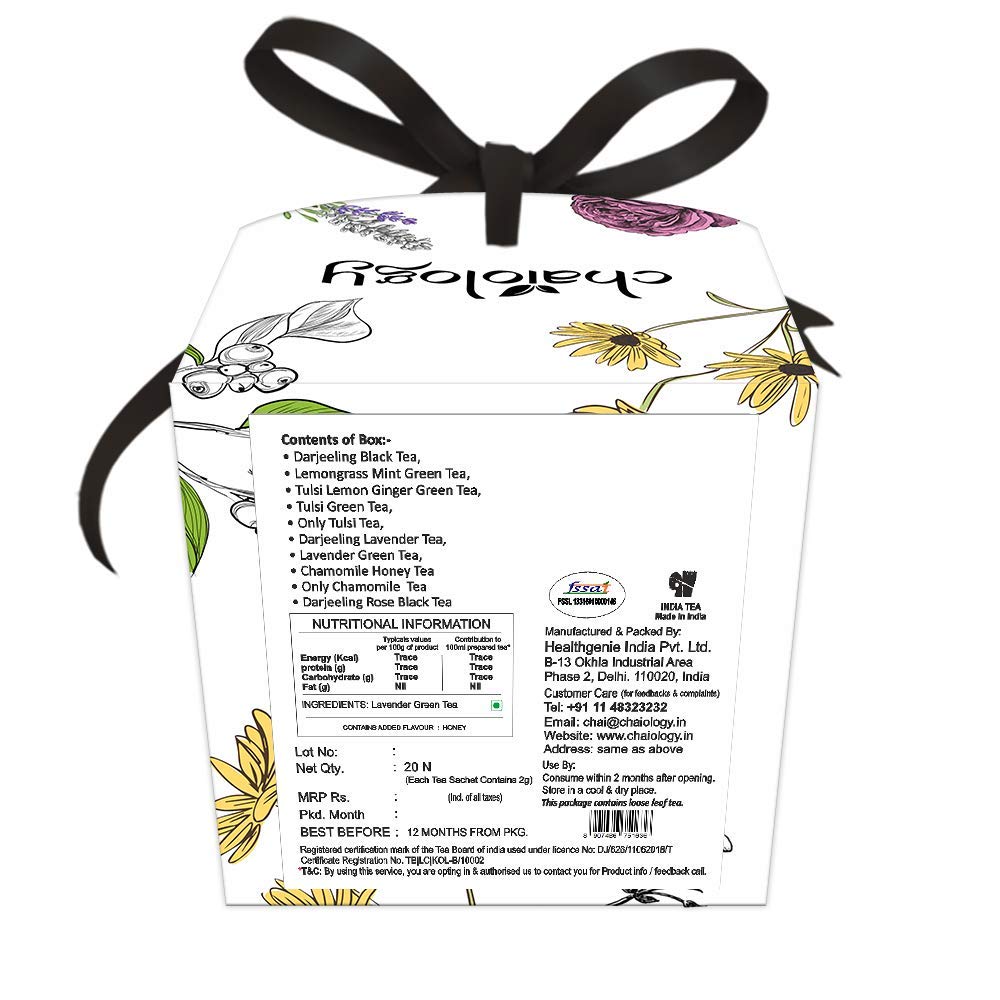 Compare & Buy Chaiology 20 Teas Sampler Pack Assorted Online In India ...