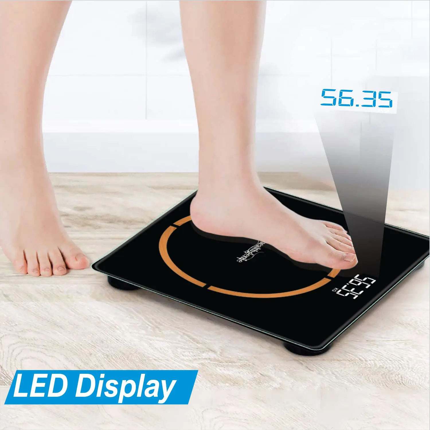 Compare & Buy Healthgenie Weight Machine for Body Weight with LED Magic ...